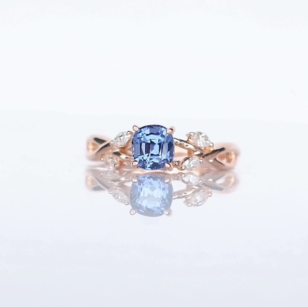 Denim Blue Spinel Ring - Heritage Gems Fine Jewellery
